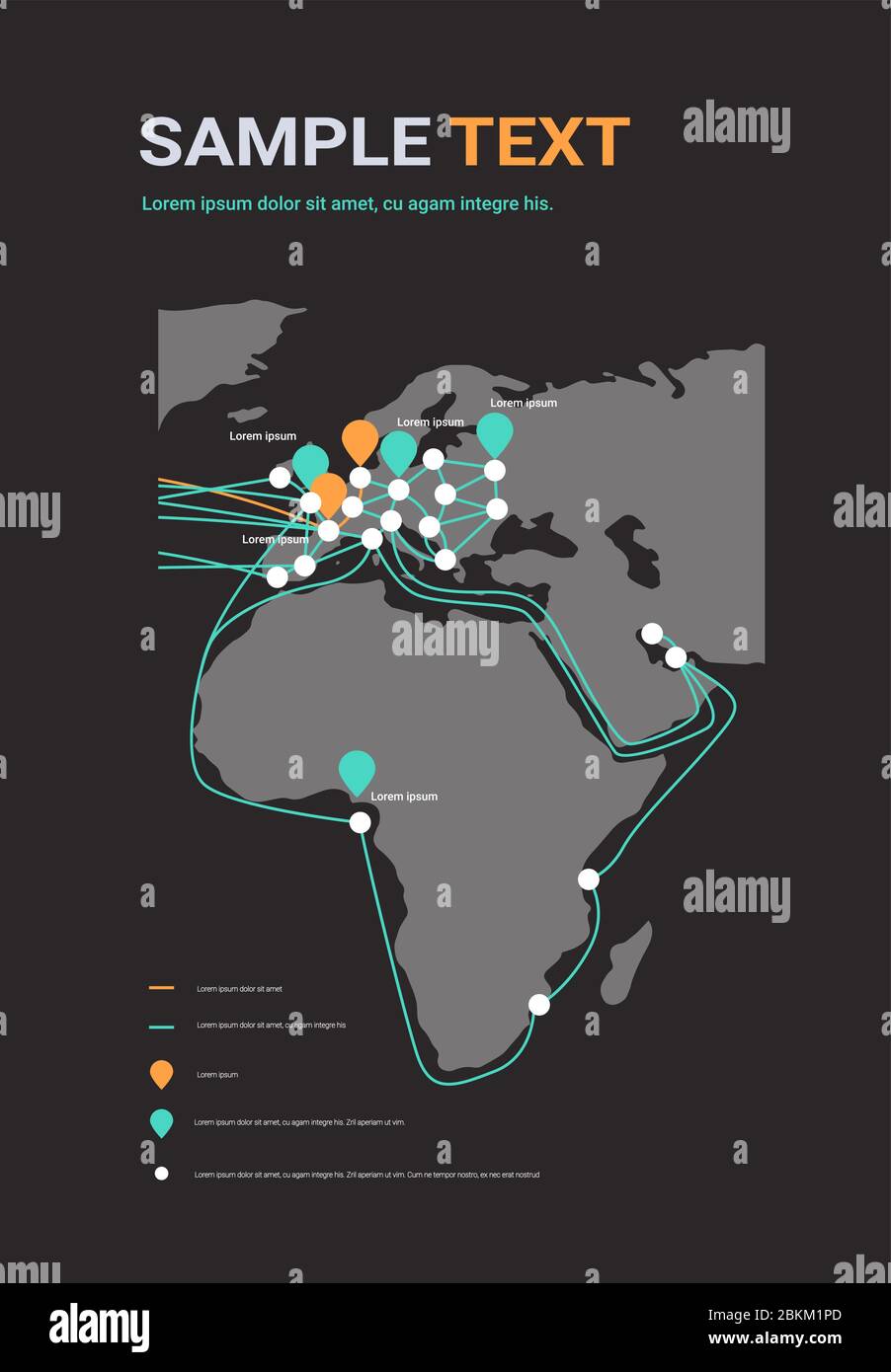 Fiber optic cable map hi-res stock photography and images - Alamy