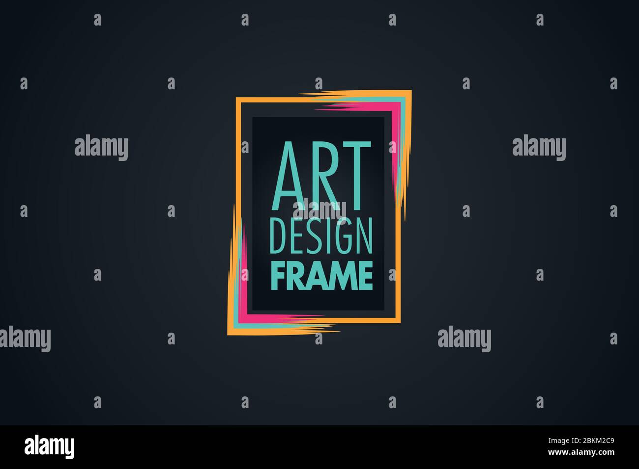 vector frame for text Modern Art graphics for hipsters . dynamic frame ...