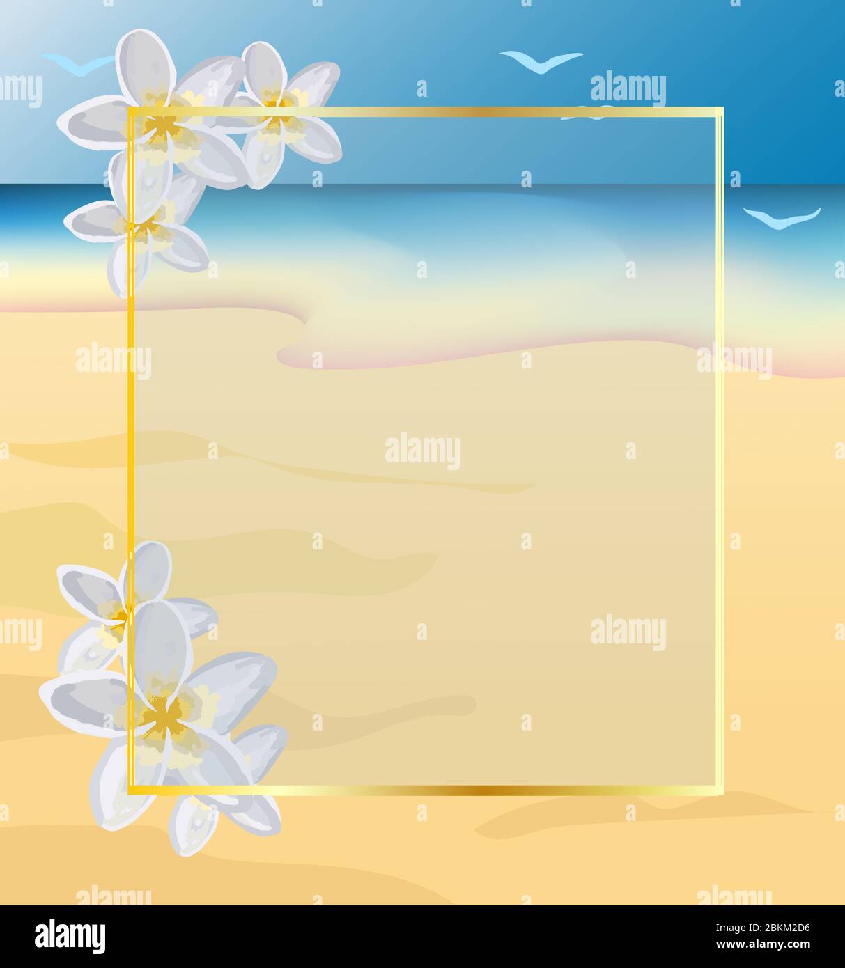 Golden sandy beach background Stock Vector Images - Alamy