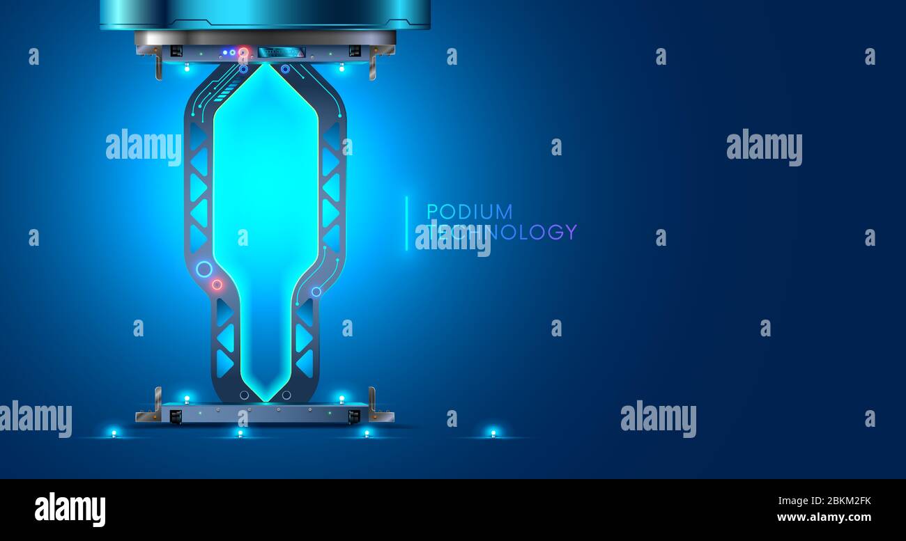 3d model podium display Stock Vector Images - Alamy