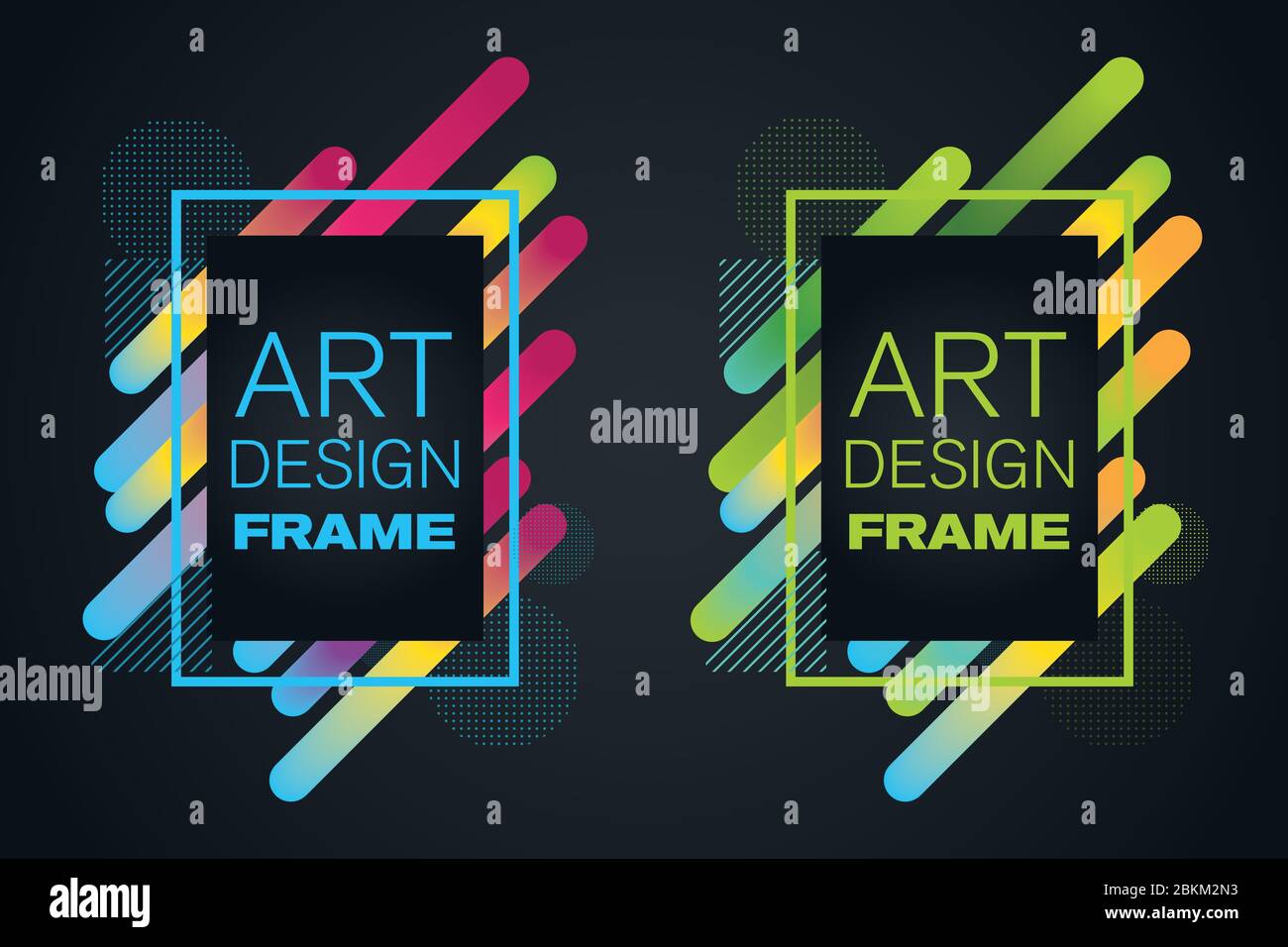vector frame for text Modern Art graphics for hipsters . dynamic frame ...