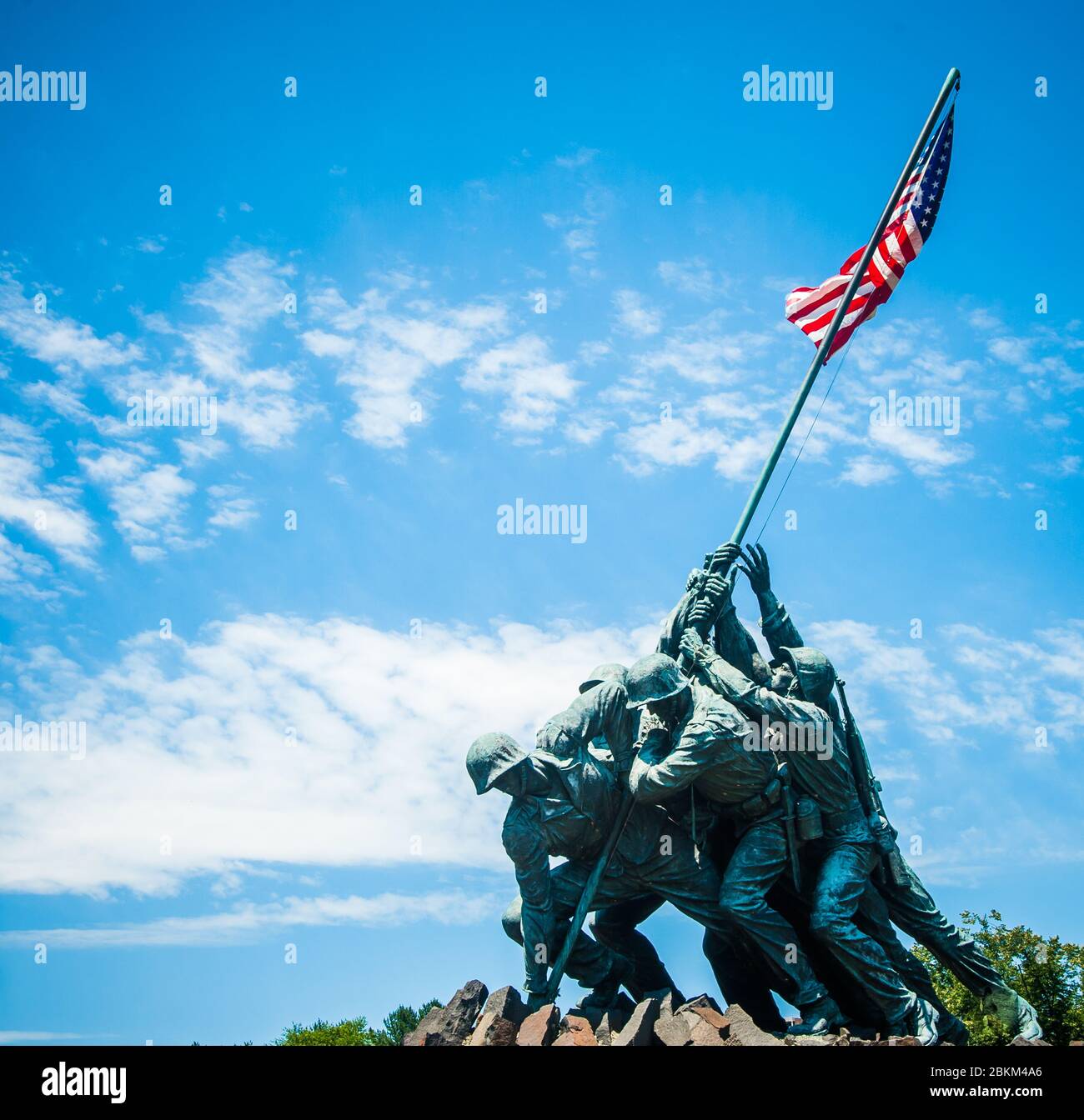 USMC Memorial, Arlington Stock Photo - Alamy