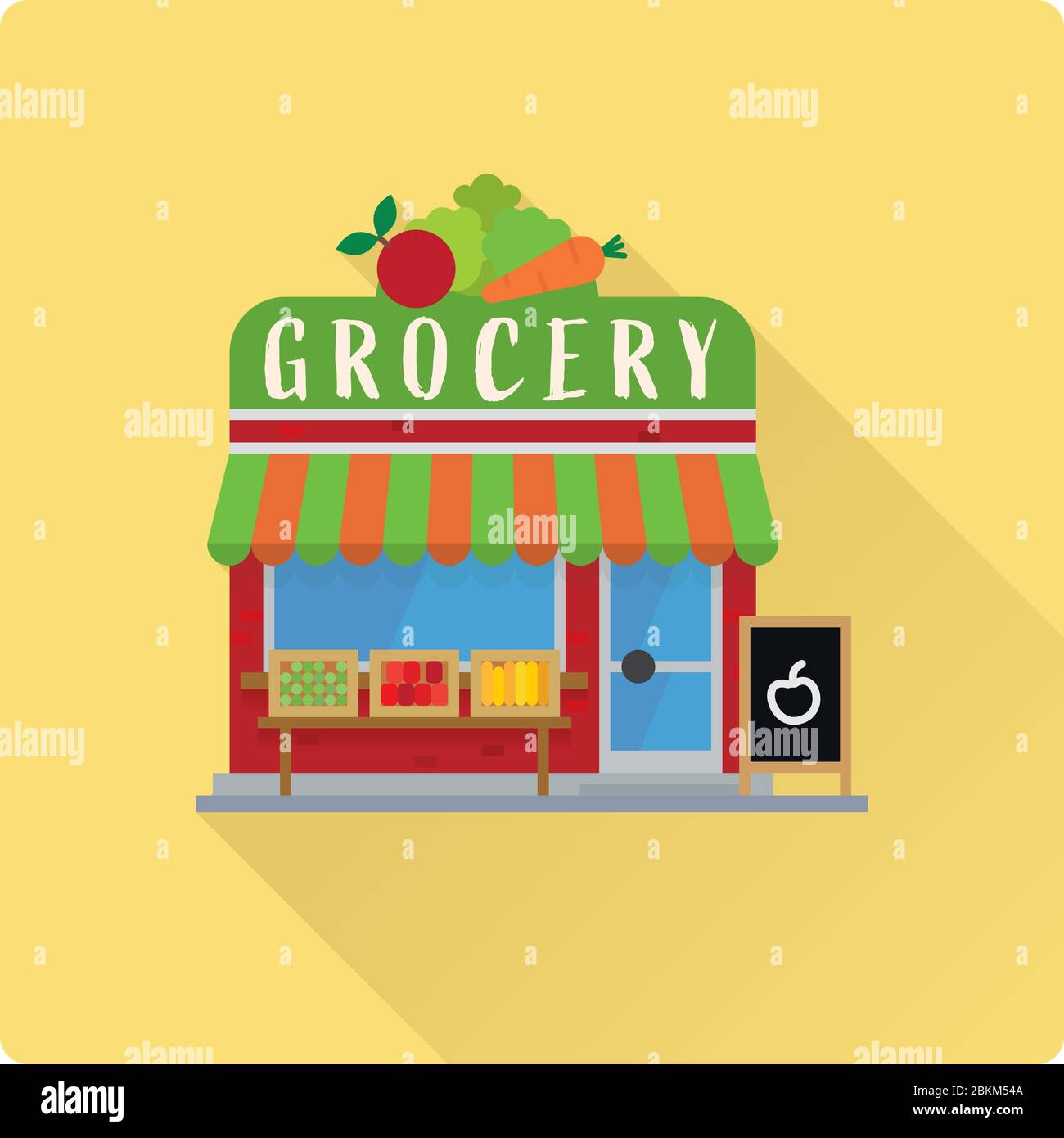 Grocery vector vectors hi-res stock photography and images - Alamy