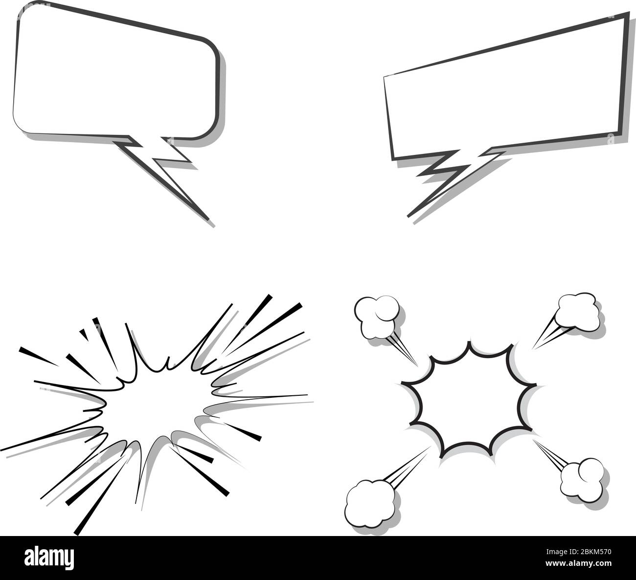 Comic Book Design Element Vector Illustration Stock Vector Image & Art ...