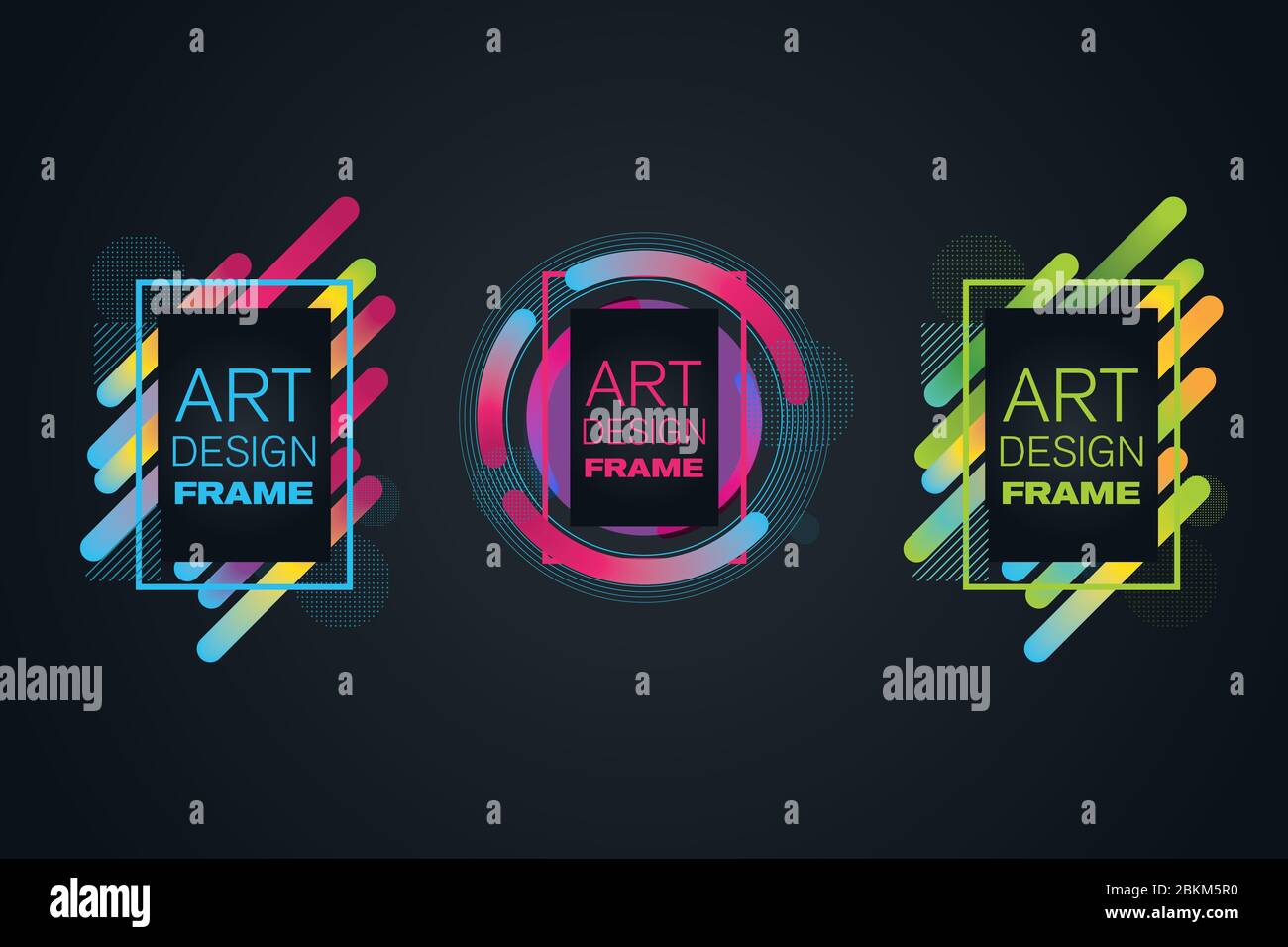 vector frame for text Modern Art graphics for hipsters . dynamic frame ...