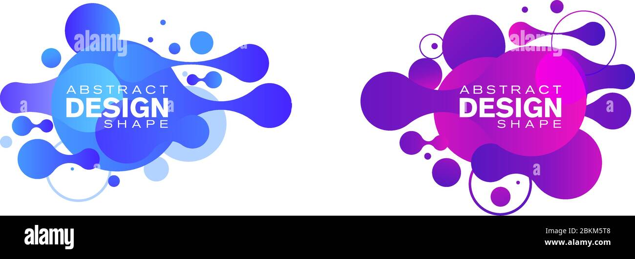 Abstract liquid shape Fluid design Vector illustration Stock Vector ...