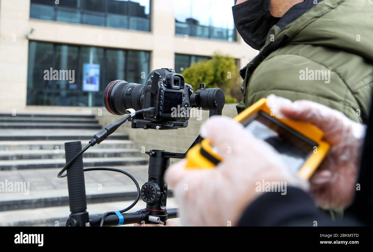 The Video Production Shooting Process Stock Photo - Alamy