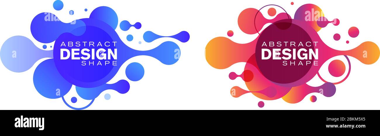 Abstract liquid shape Fluid design Vector illustration Stock Vector ...