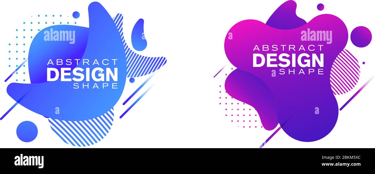 Abstract liquid shape Fluid design Vector illustration Stock Vector ...