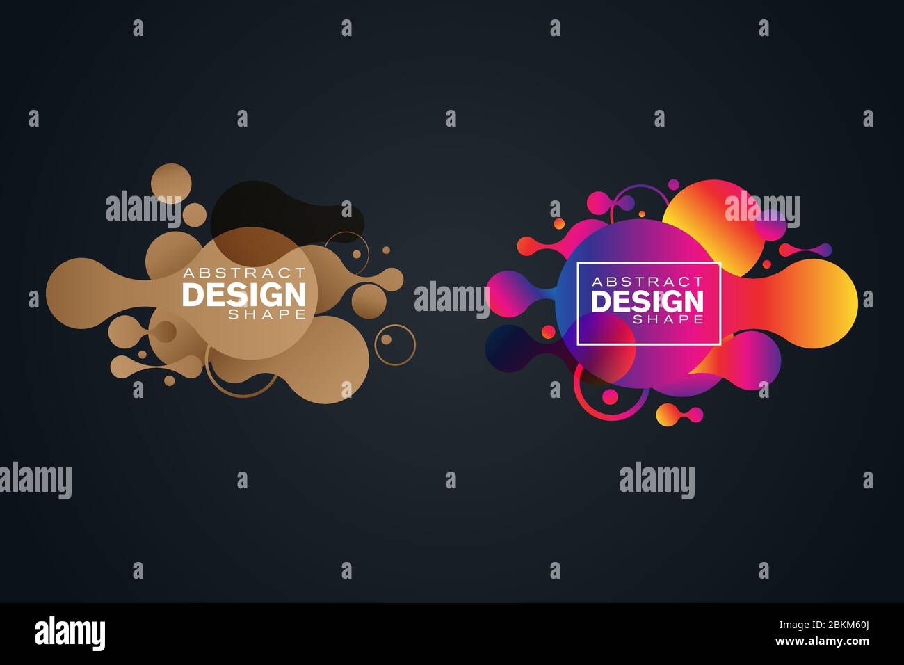 Abstract liquid shape Fluid design Vector illustration Stock Vector ...