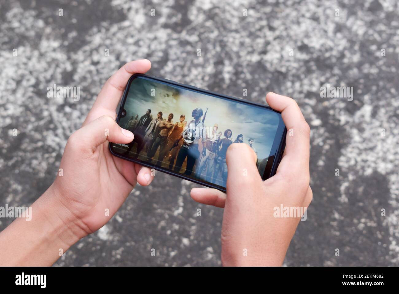 Mobile game played on android device (feature phone or smart phone ...