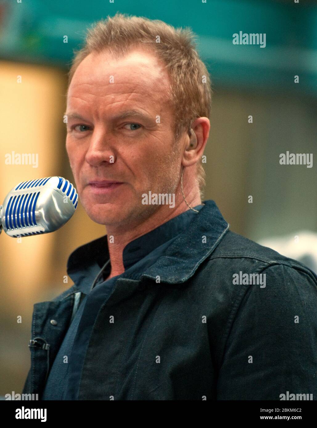 NEW YORK, NY, USA - MAY 14, 2010: Sting Performs on NBC's "Today" Show ...