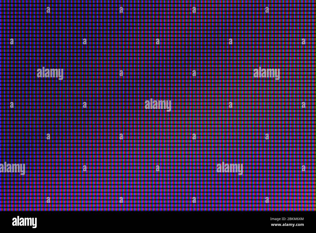 Closeup LED diode from LED TV or LED monitor computer screen display ...