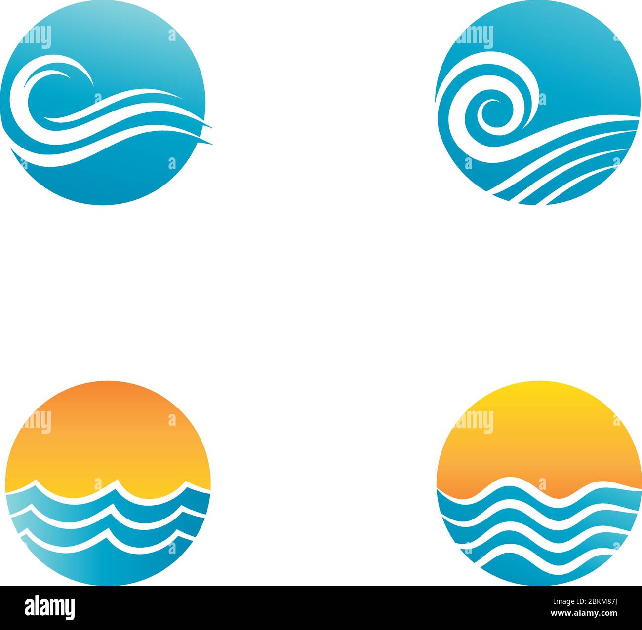 Water wave icon vector illustration design template Stock Vector Image ...