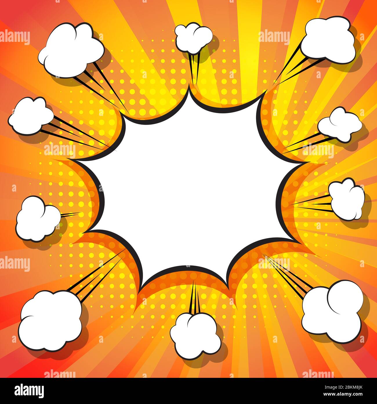 Comic Book Design Element Vector Illustration Stock Vector Image & Art ...