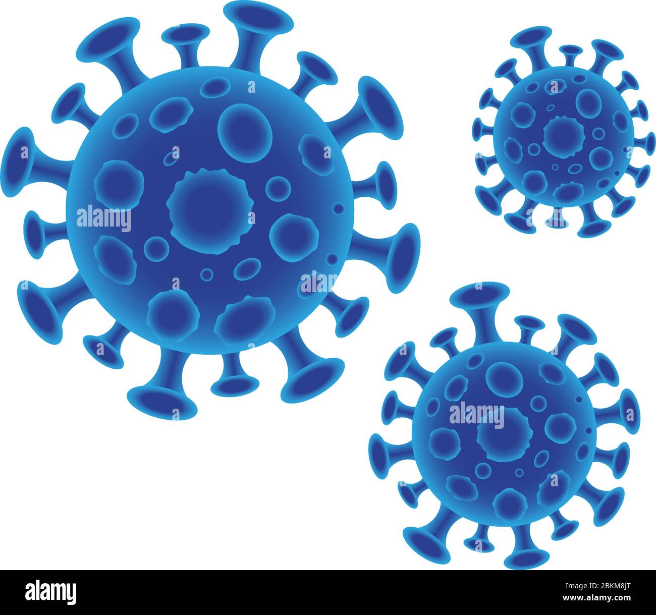 Virus corona vector illustration icon template design Stock Vector ...
