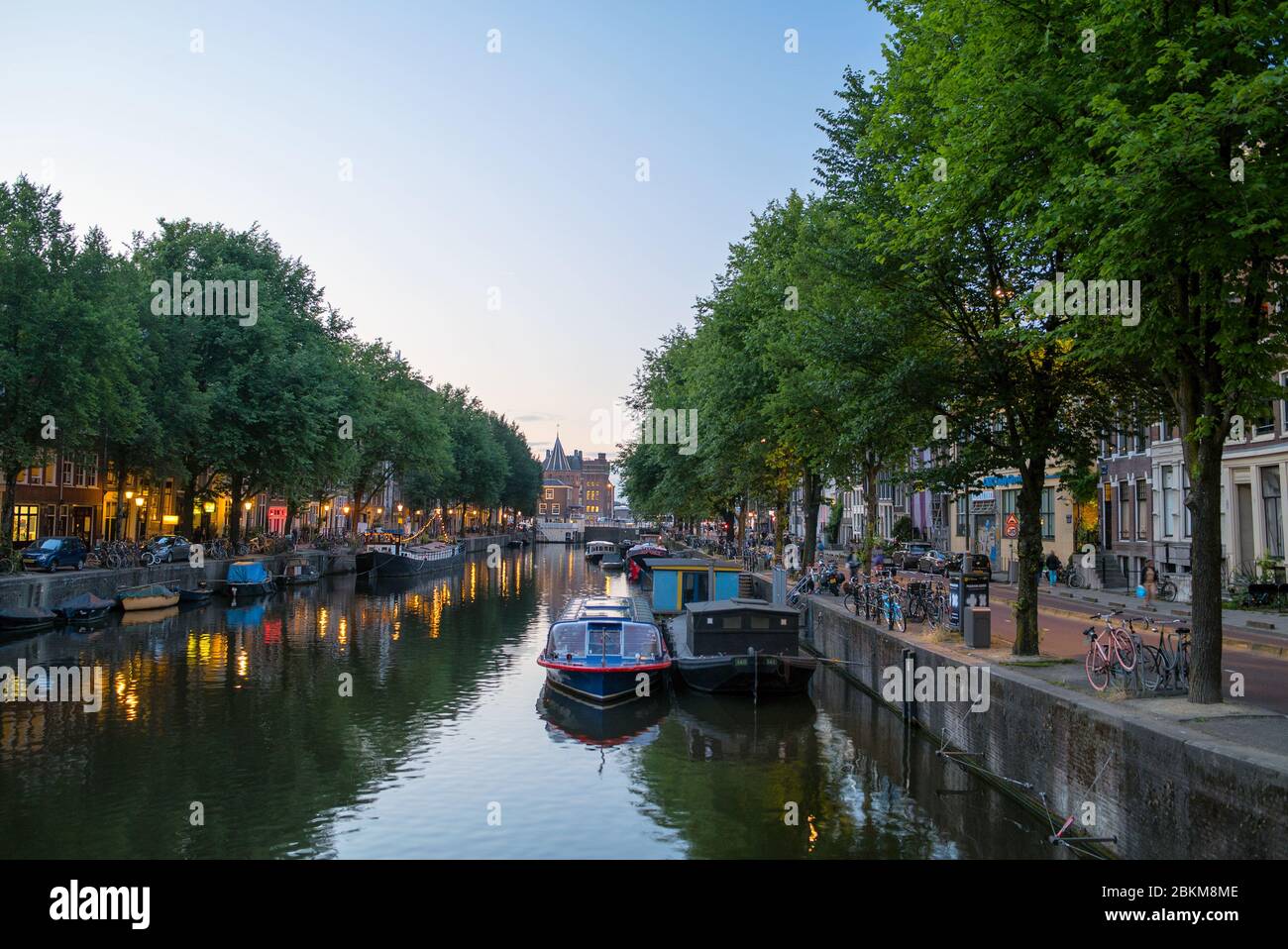 Most famous canals and embankments of Amsterdam Stock Photo - Alamy