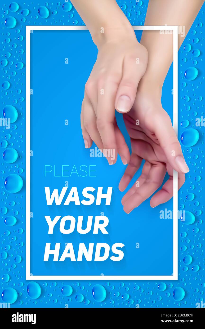 please wash your hands sign Stock Vector Image & Art - Alamy