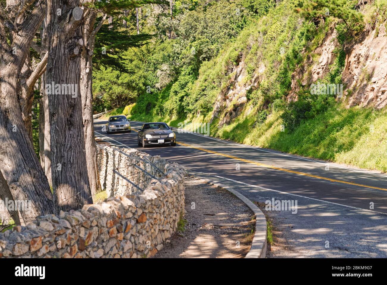 Big Sur, California/USA- May 1, 2020 Big Sur road trip. Scenic ...