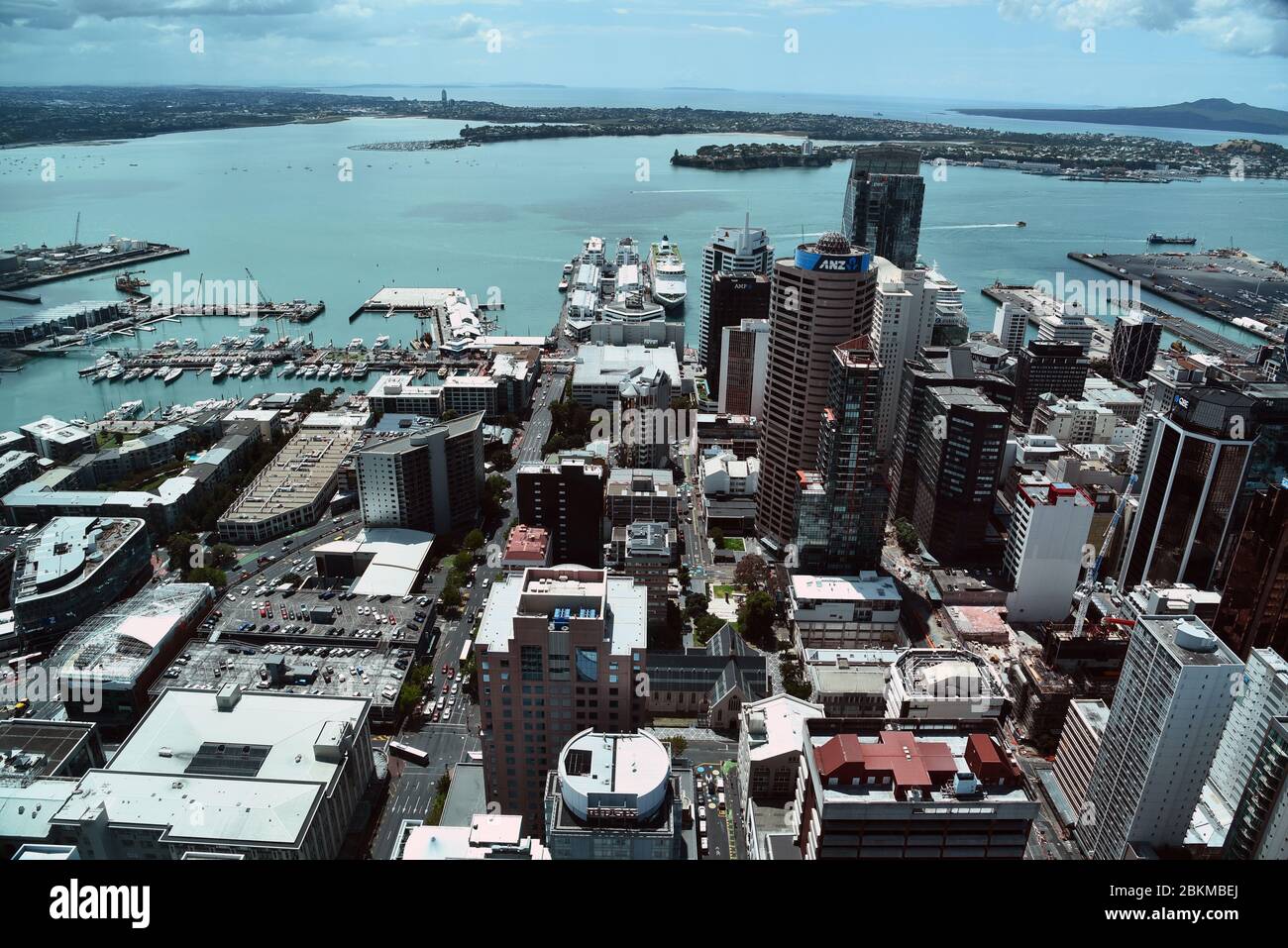 Auckland sky tower looking down hi-res stock photography and images - Alamy