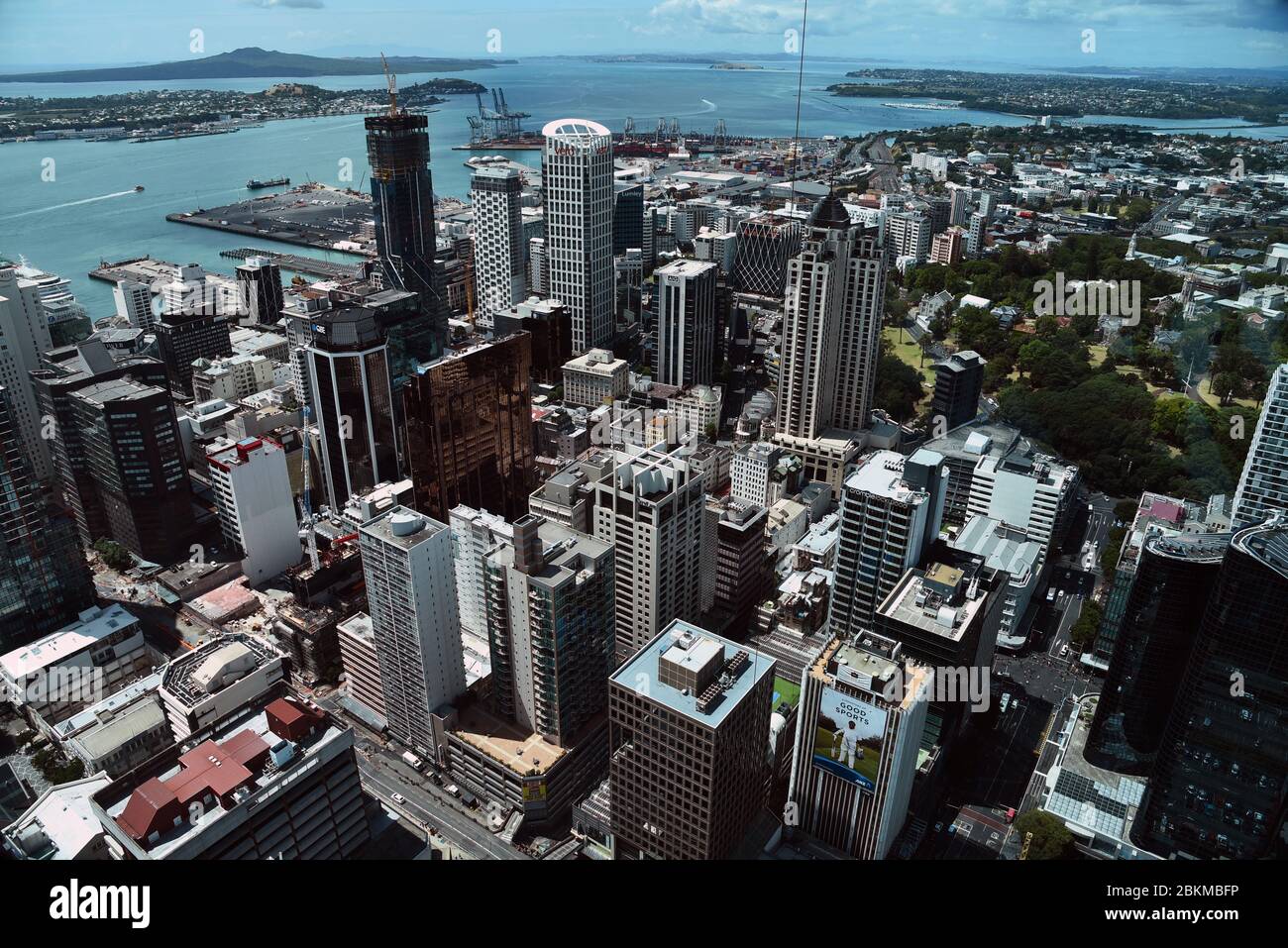 Auckland sky tower looking down hi-res stock photography and images - Alamy