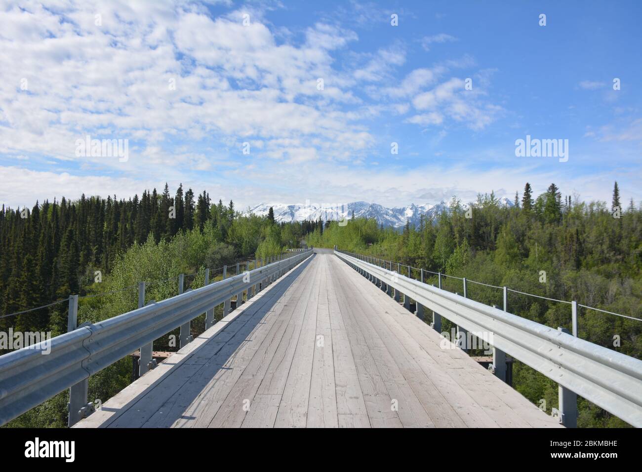 The Kuskulana Bridge on the McCarthy road, Wrangell - St Elias National ...