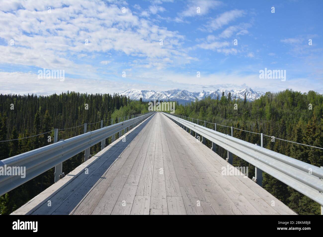 The Kuskulana Bridge on the McCarthy road, Wrangell - St Elias National ...