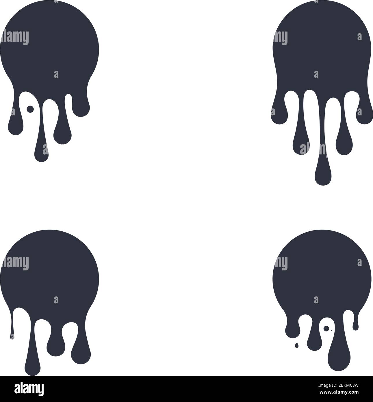 ink drop Vector icon design illustration template Stock Vector Image ...