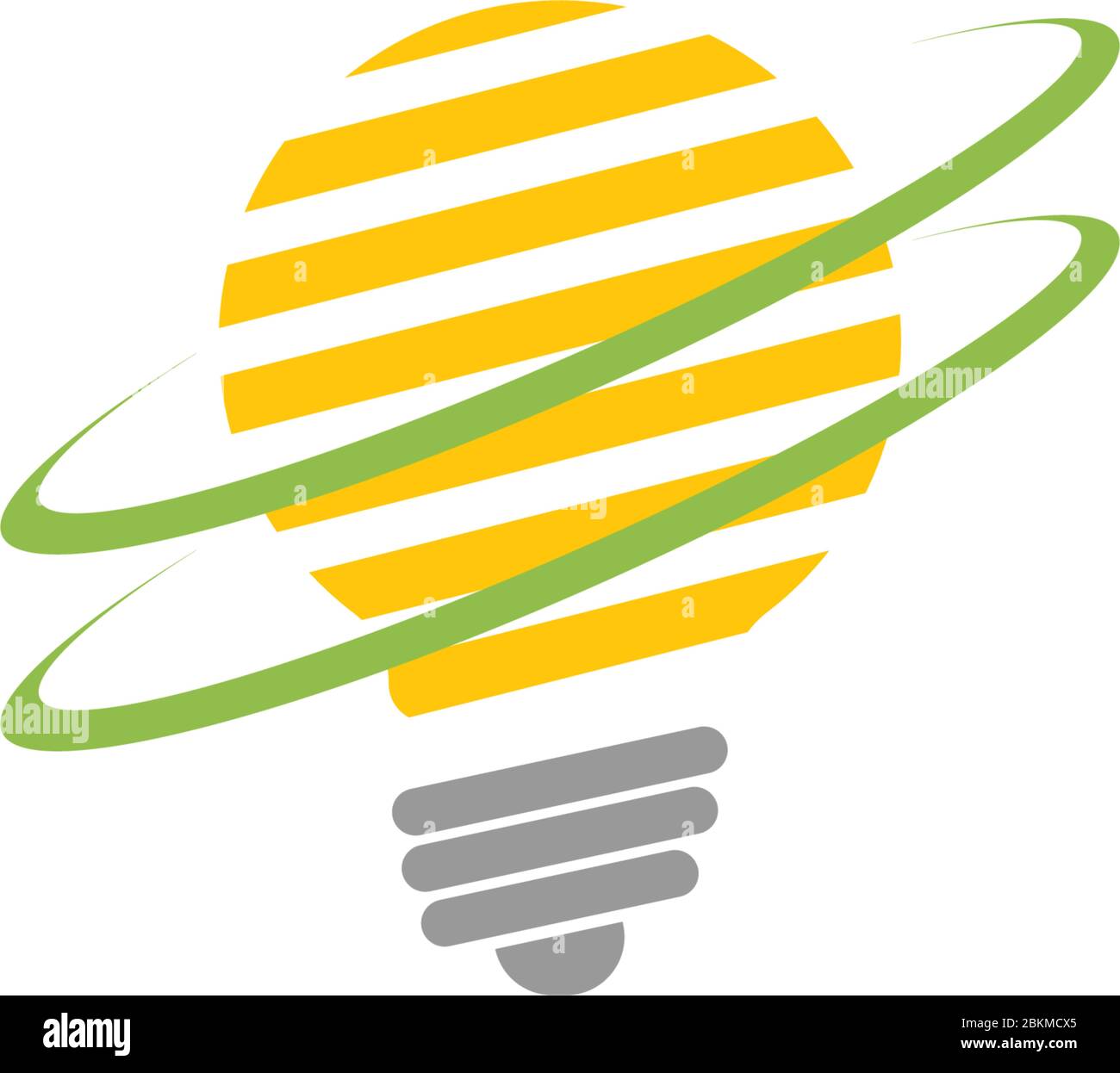 Light bulb lamp idea logo icon illustration Stock Vector Image & Art ...