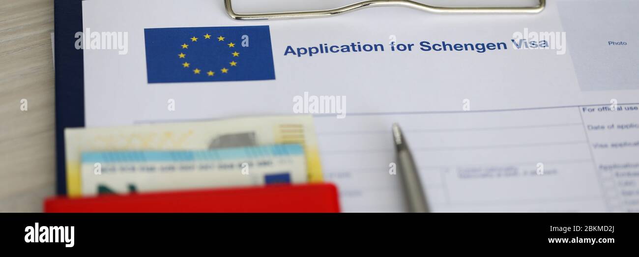 Important form to fill for eu Stock Photo - Alamy