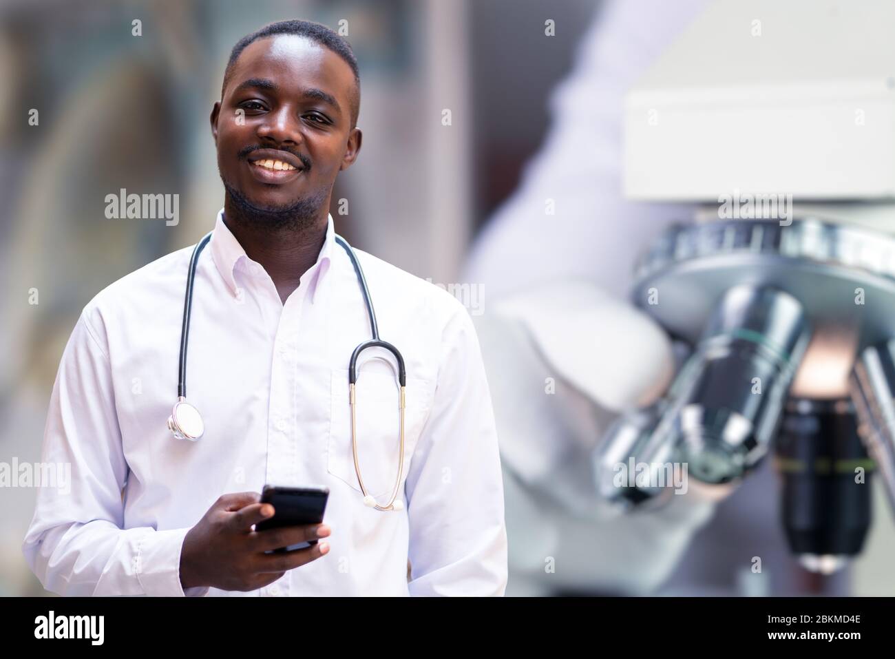 Handsome african american medical doctor hi-res stock photography and ...