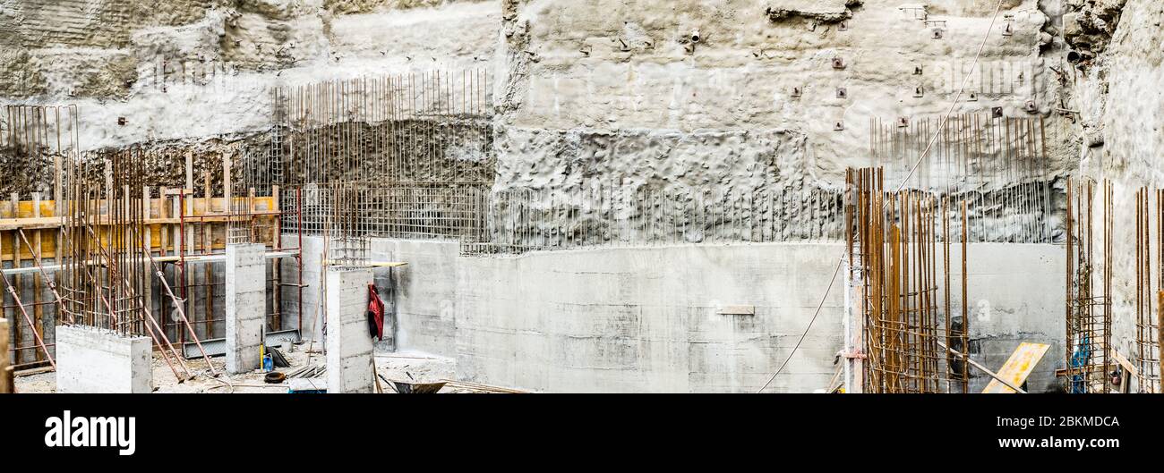 construction in progress without workers Stock Photo - Alamy