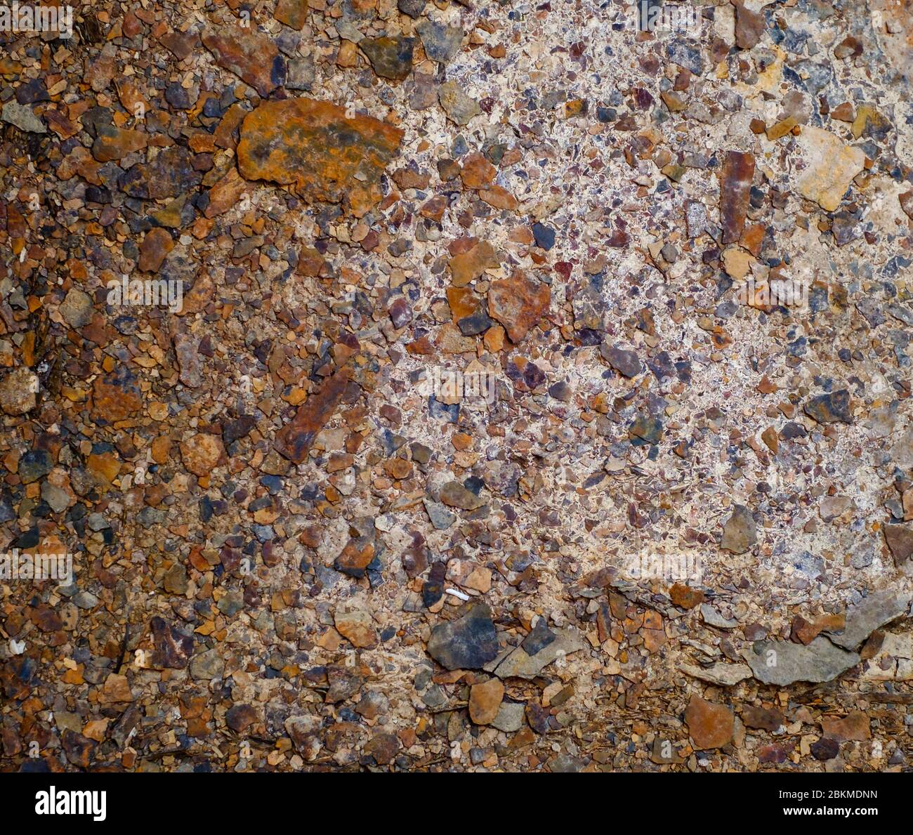 Pieces of rust on the pavement Stock Photo - Alamy