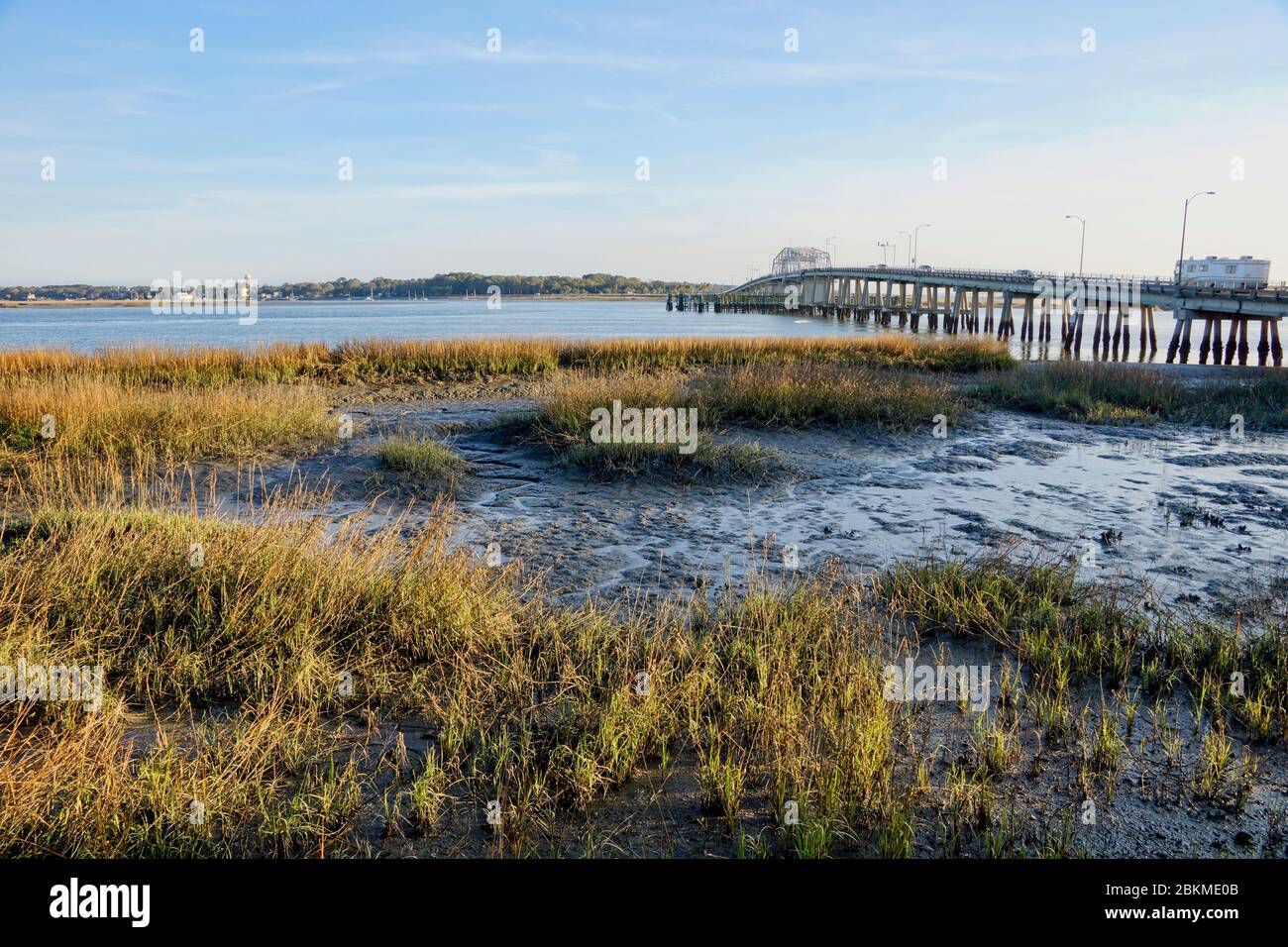 Beaufort USA -20 February 2015 - Woods Memorial Bridge in Beaufort in ...