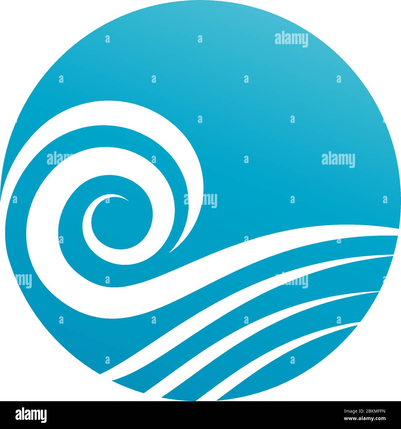 Sunset waves Stock Vector Images - Alamy