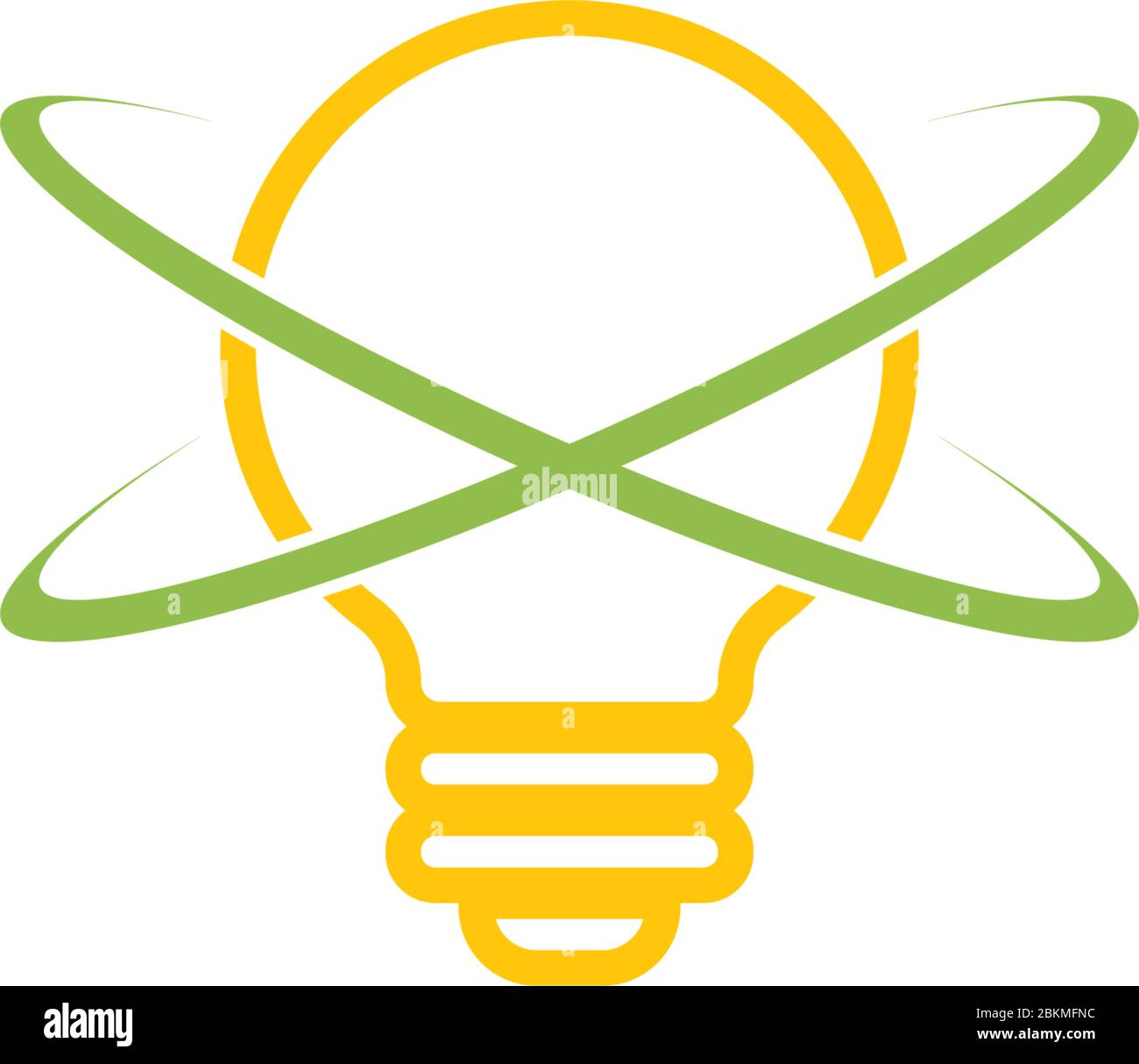 Light bulb lamp idea logo icon illustration Stock Vector Image & Art ...