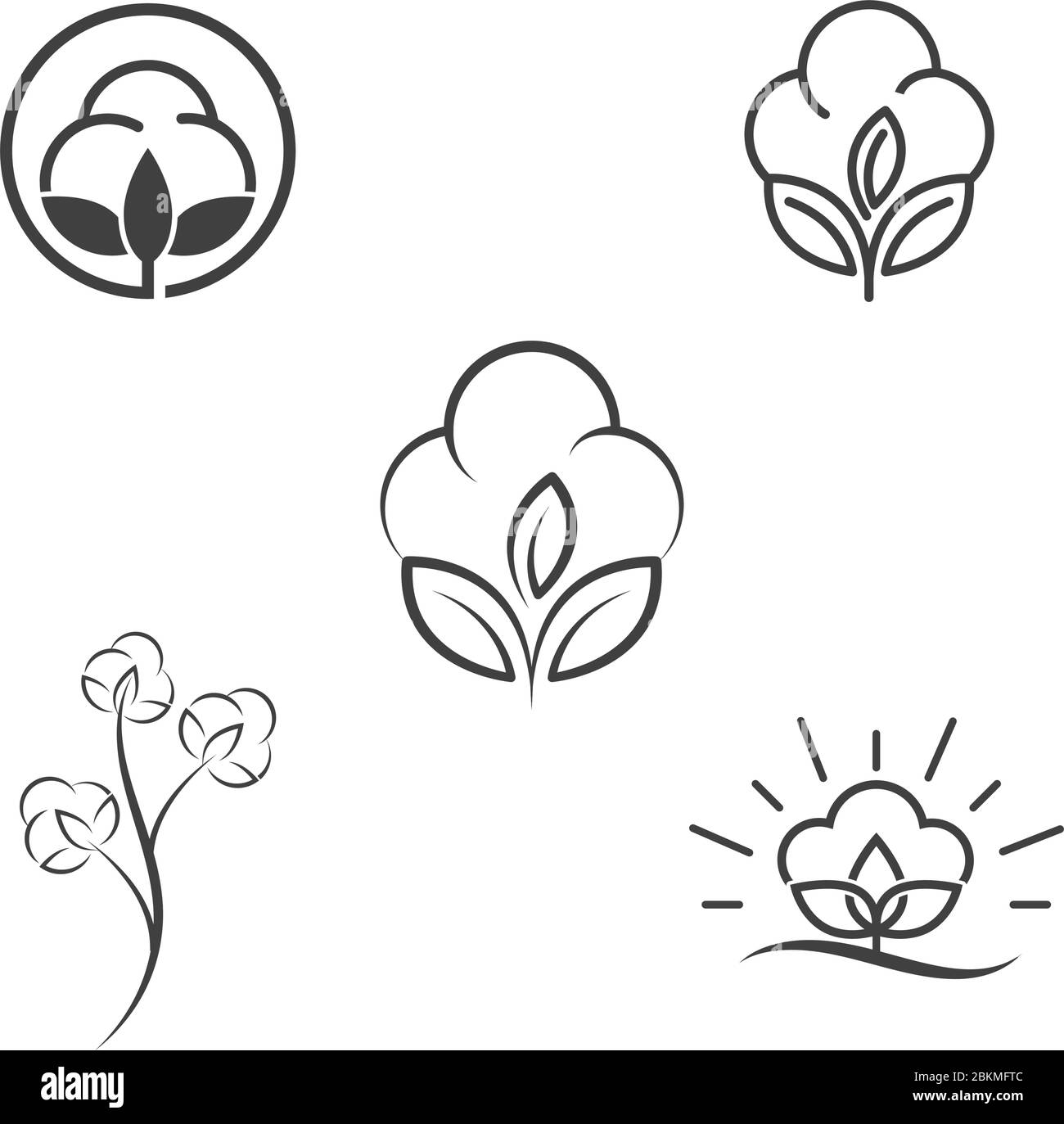 Cotton logo hi-res stock photography and images - Alamy