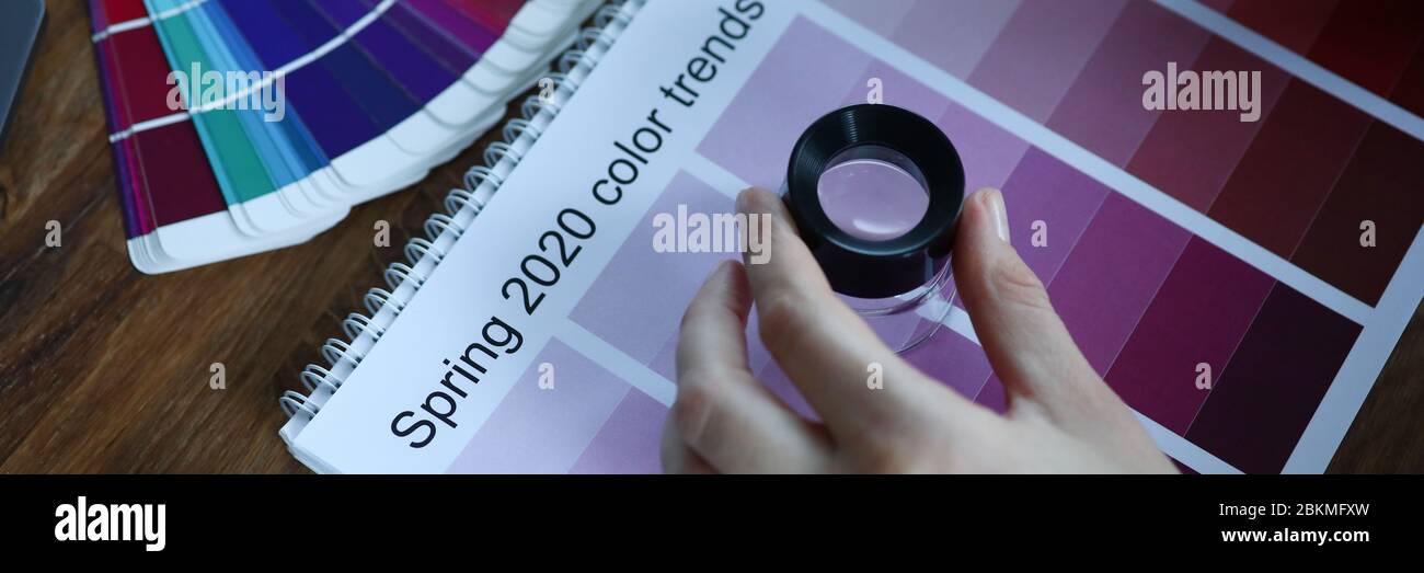 Calendar month selection trend colour advertising creative concept ...