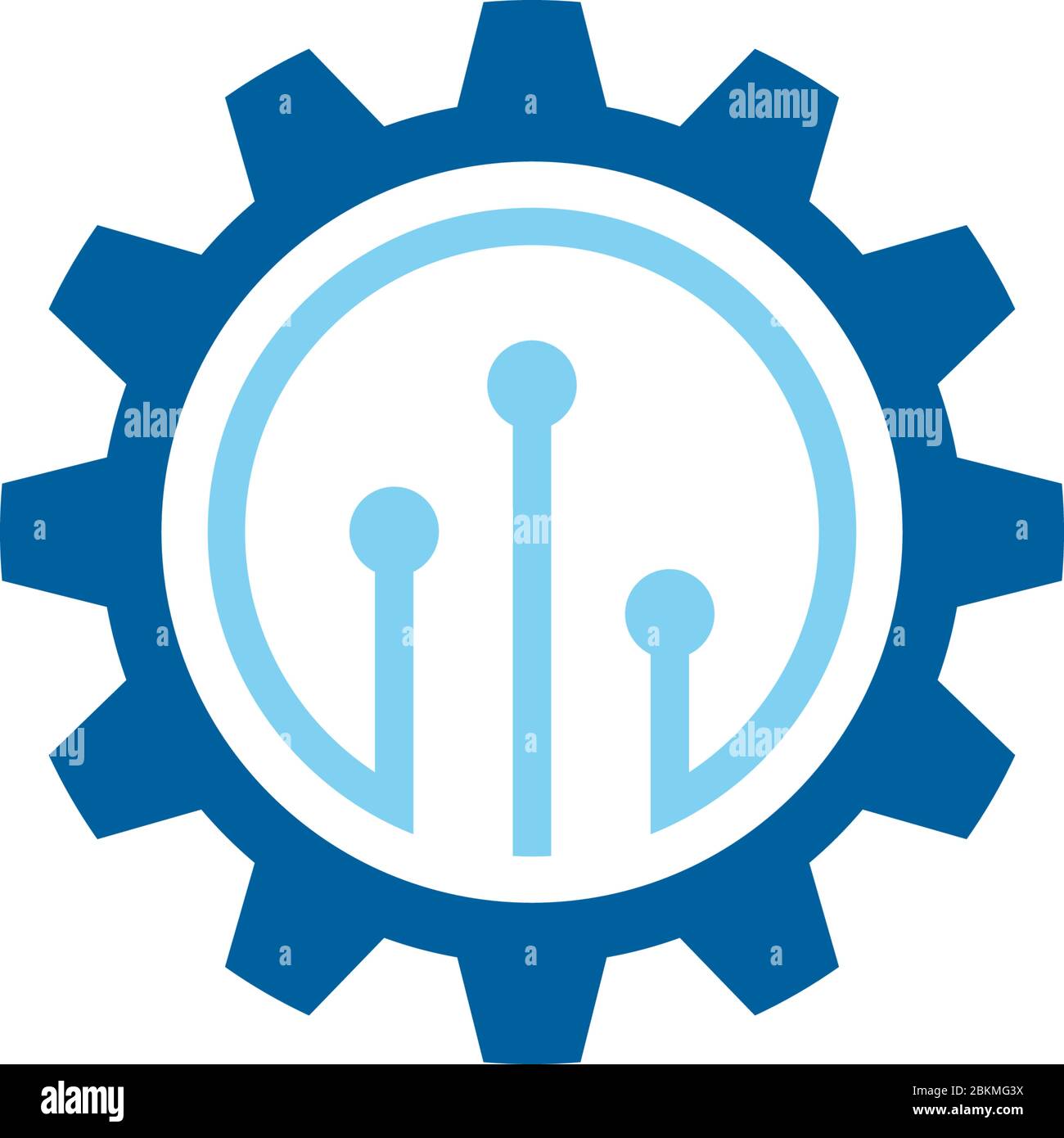 Gear Template vector icon illustration design Stock Vector Image & Art ...