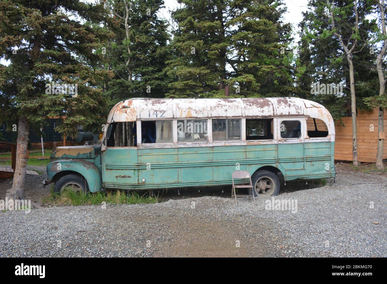 A replica of The Magic Bus used in the film of Into the Wild is a ...