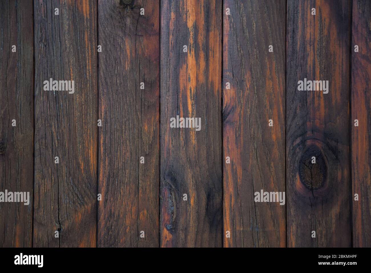 old weathered distressed dark brown wooden boarding wood texture ...