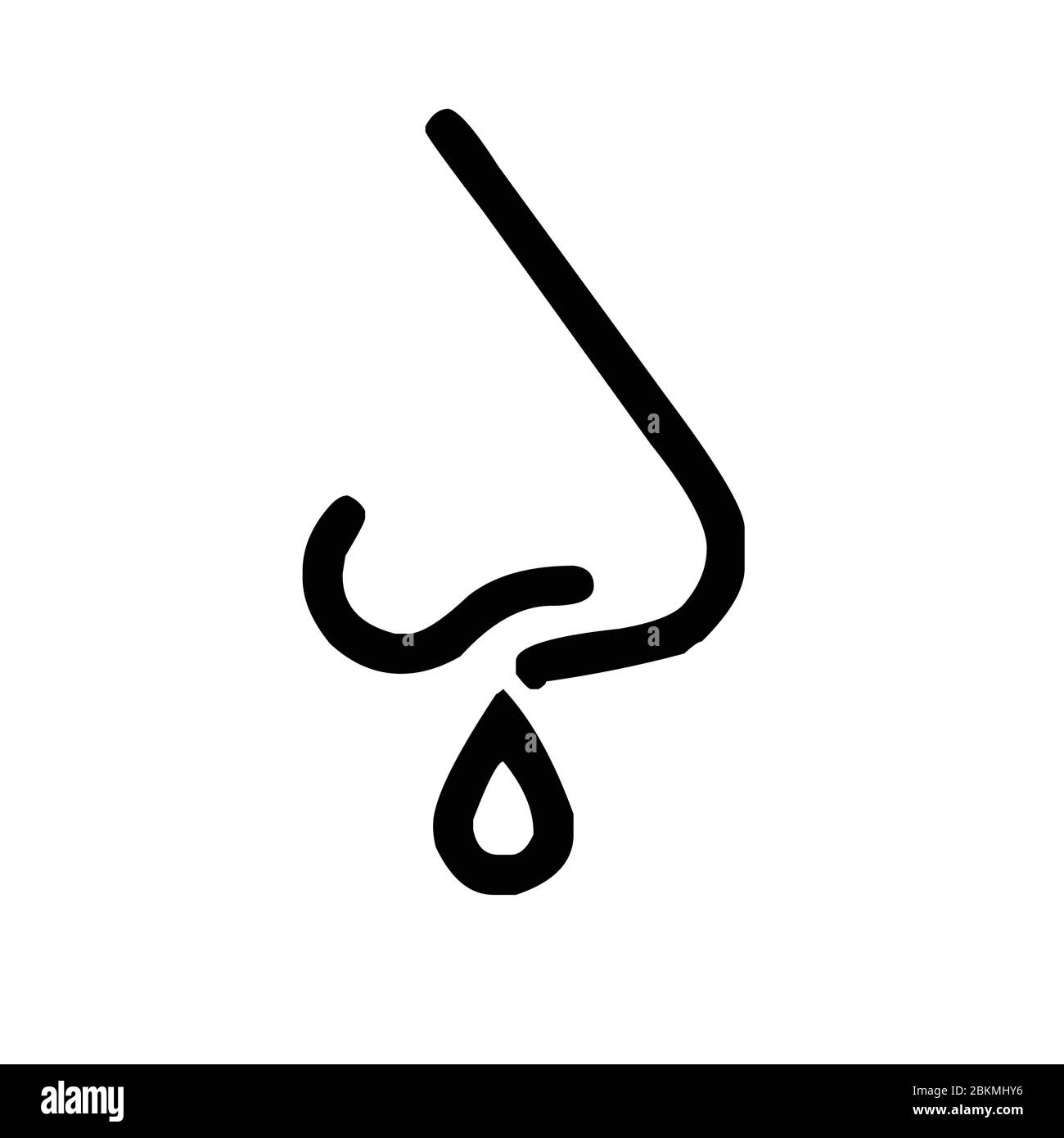 Running nose icon vector illustration Stock Vector Image & Art - Alamy