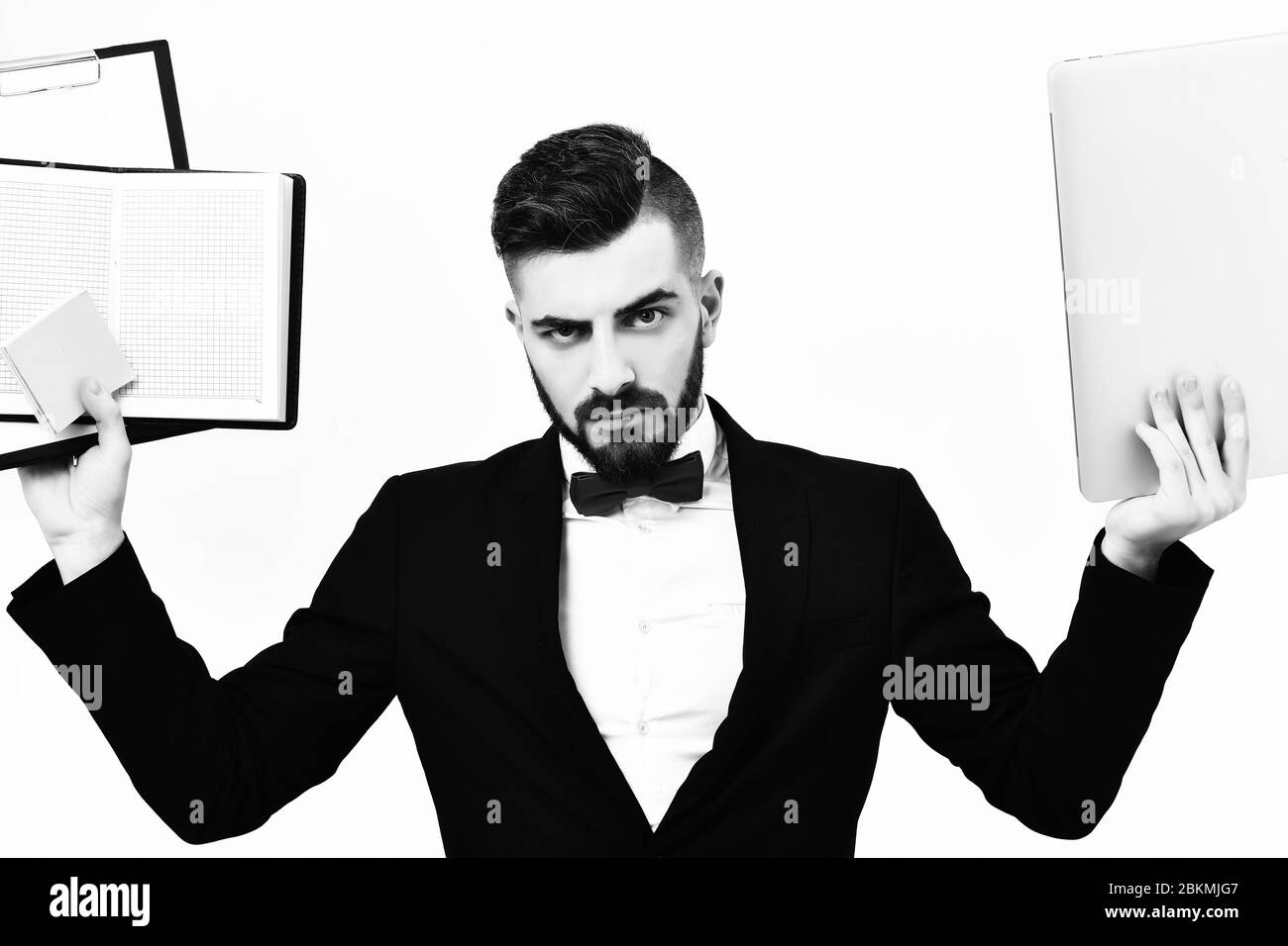 Paper clip project Black and White Stock Photos & Images - Alamy