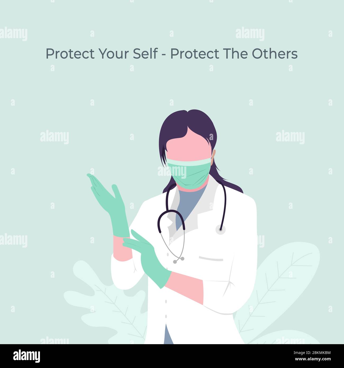 Protect Your Self, Protect The Others Stock Vector Image & Art - Alamy