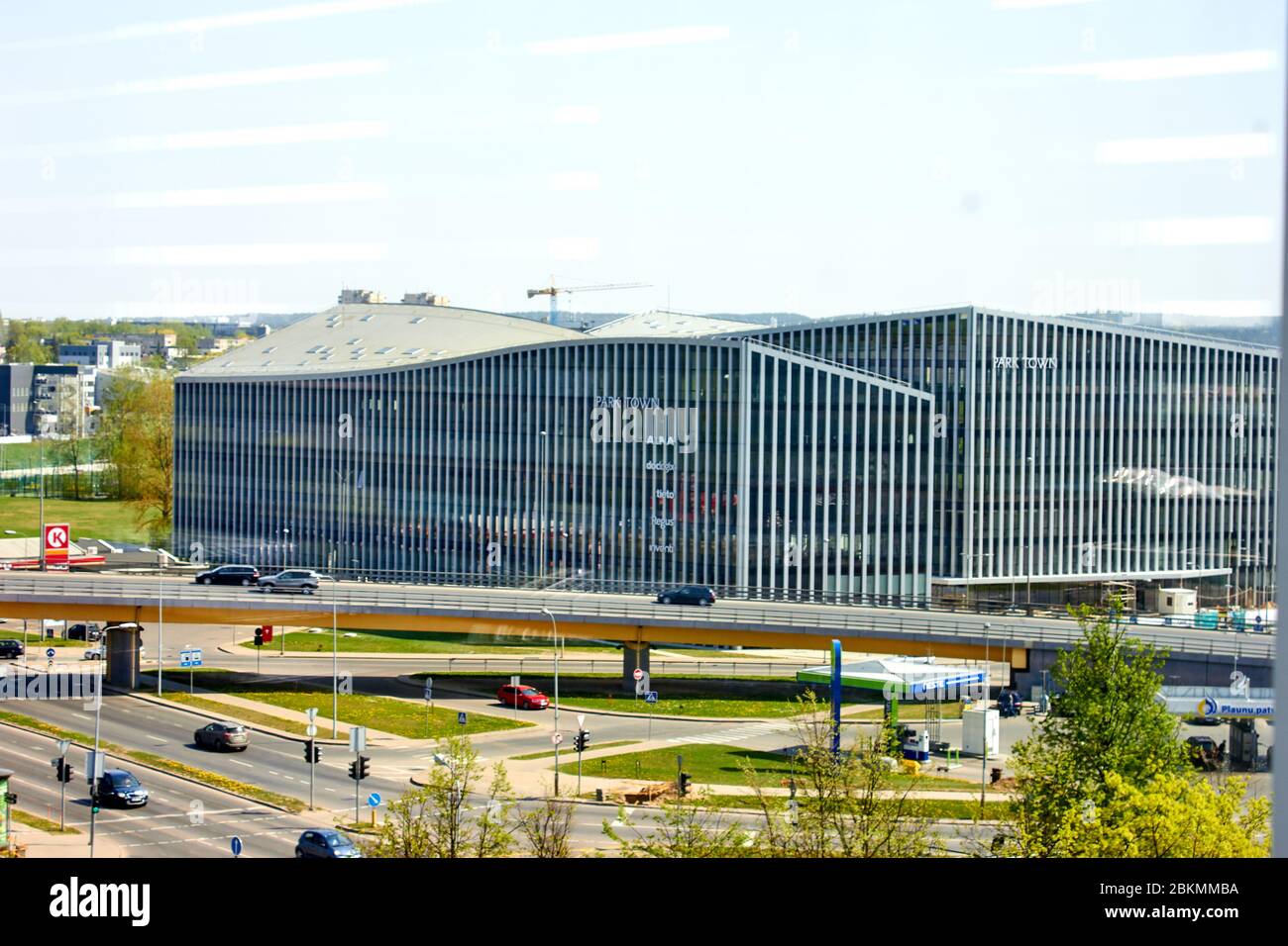Modern office buildings in Vilnius center Stock Photo - Alamy