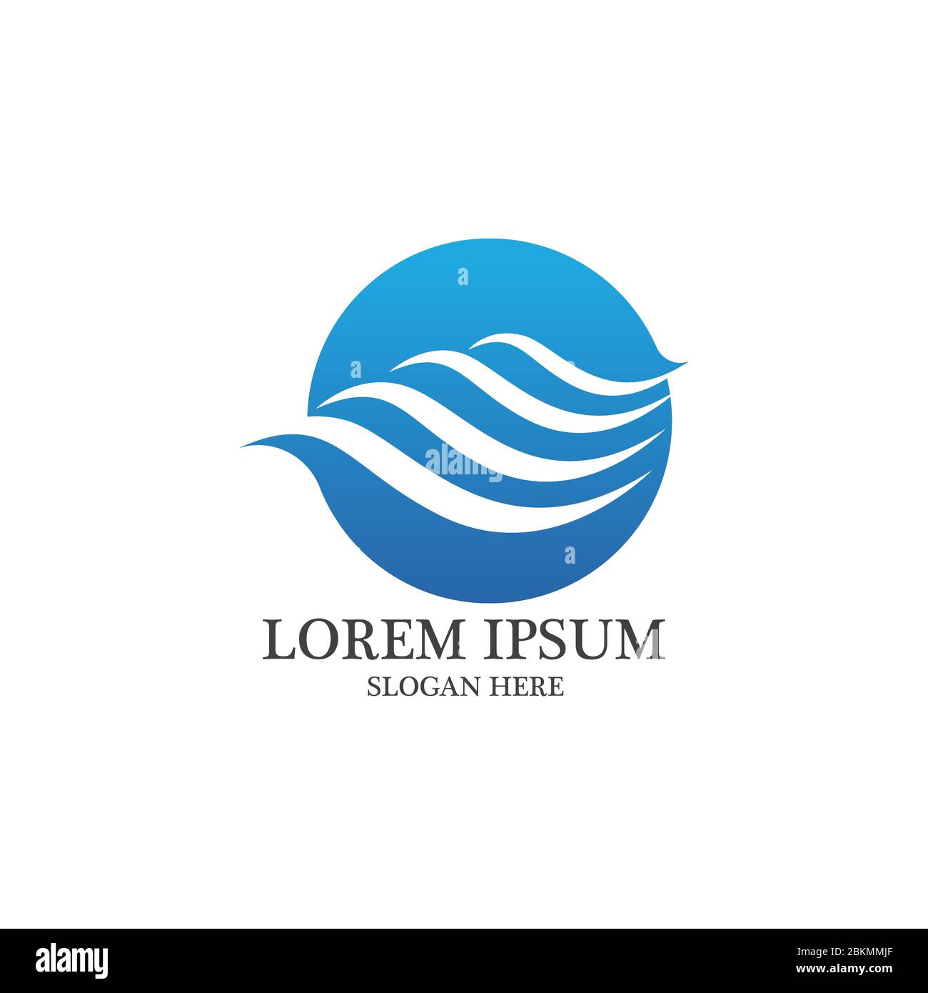 Wave logo and symbol vector Stock Vector Image & Art - Alamy