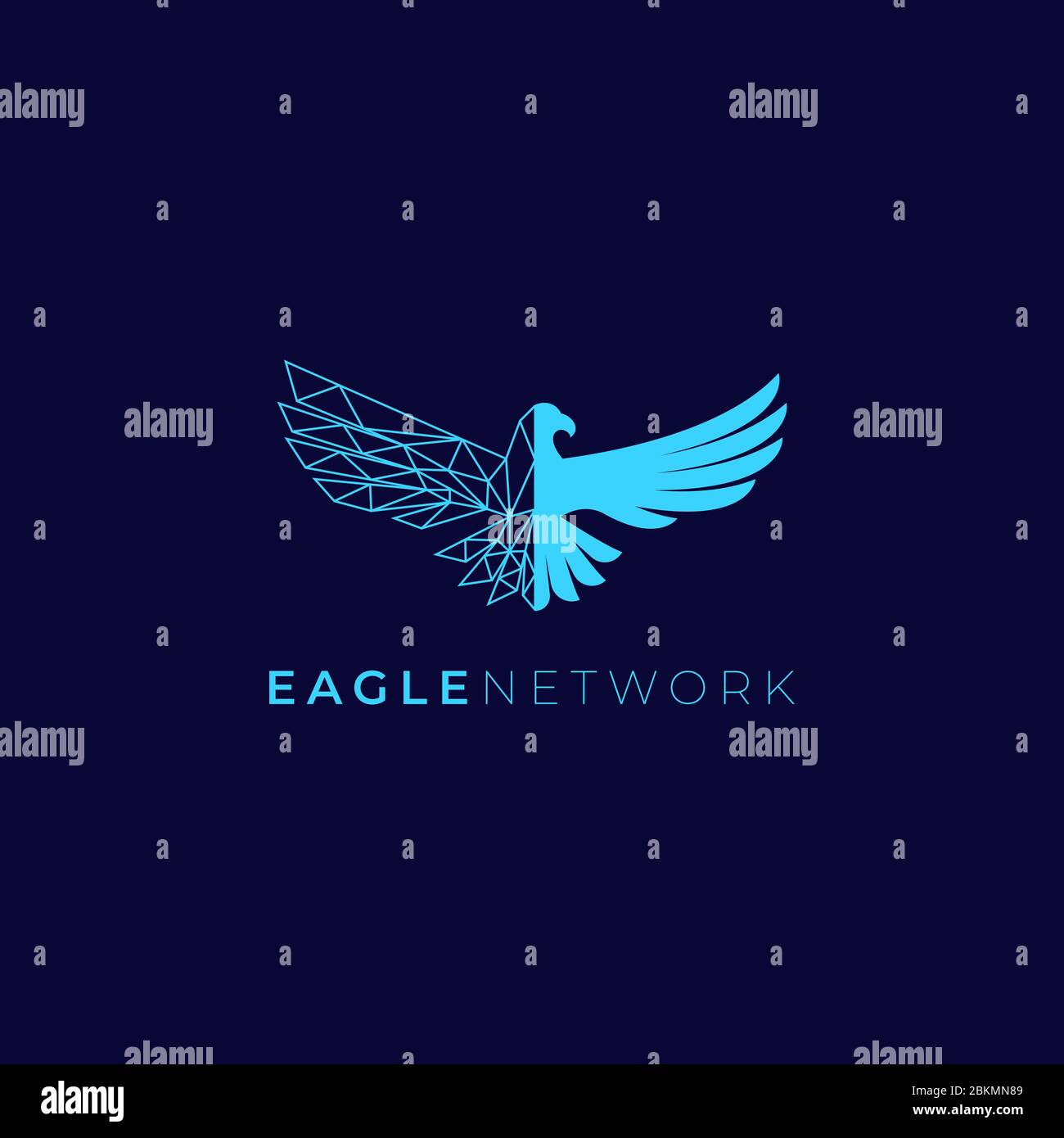 Flying eagle logo hi-res stock photography and images - Alamy