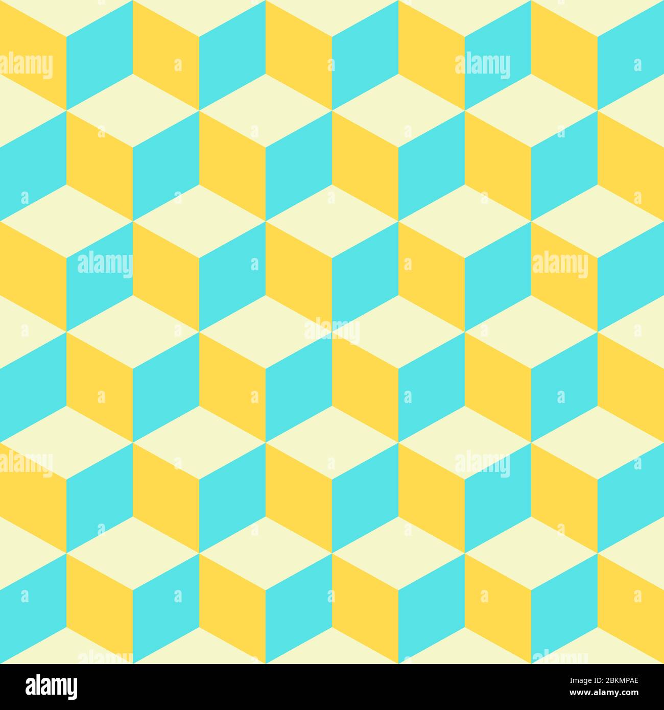 Seamless 3d pattern made of cubes vector illustration Stock Vector ...