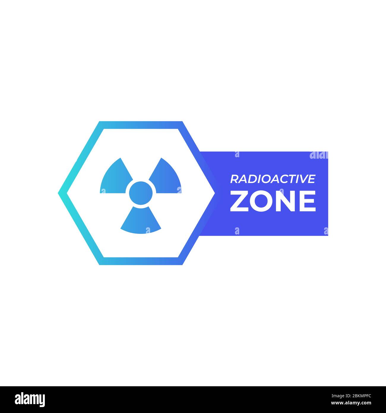 Color Radioactive icon isolated on white background. Radioactive zone ...