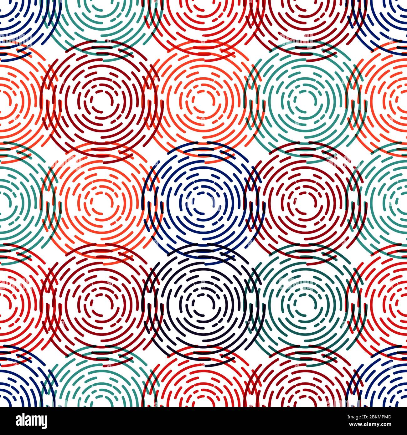 Abstract seamless background of circular intersecting lines for texture ...